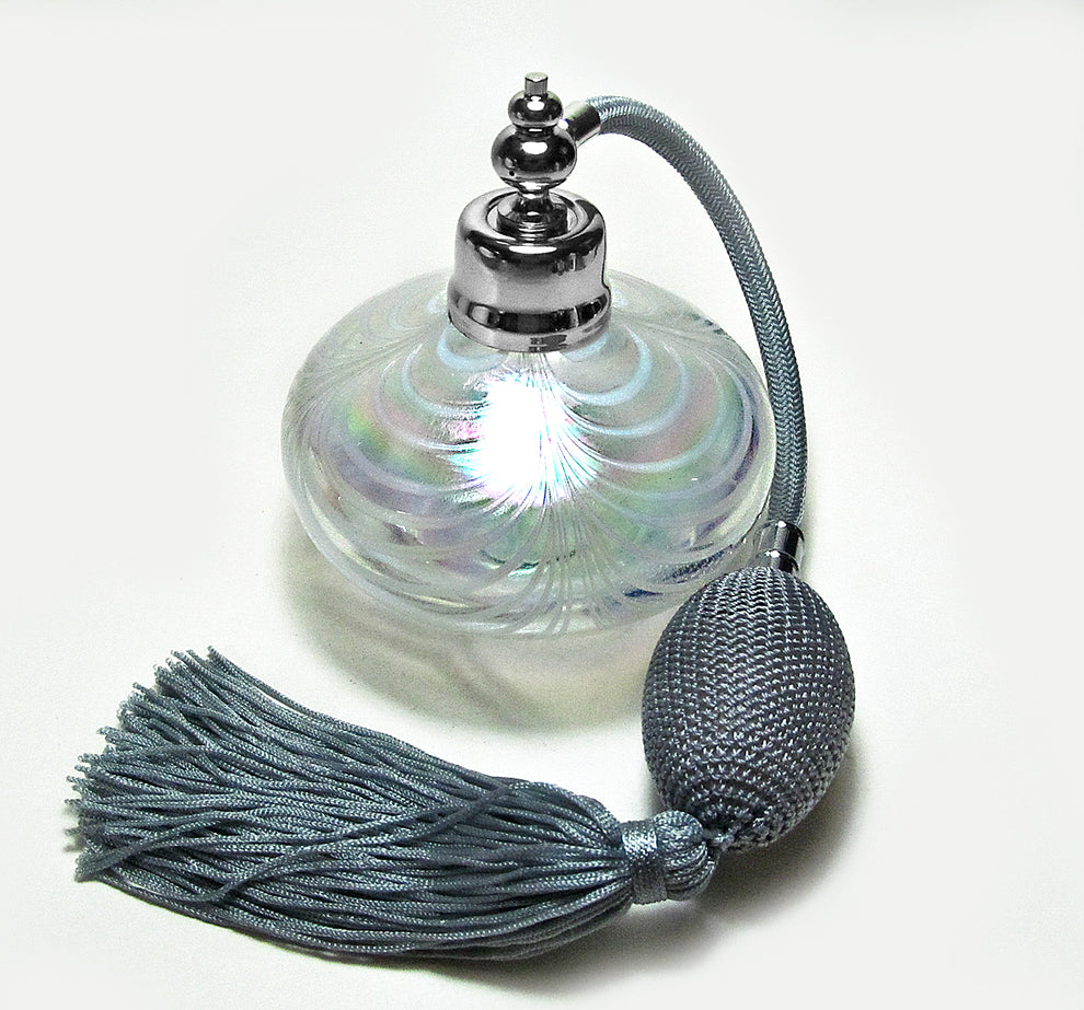 Art hand made vintage glass perfume atomizer bottle – Atomizers King