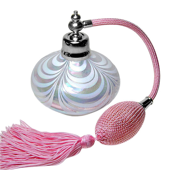 Art hand made vintage glass perfume atomizer bottle – Atomizers King