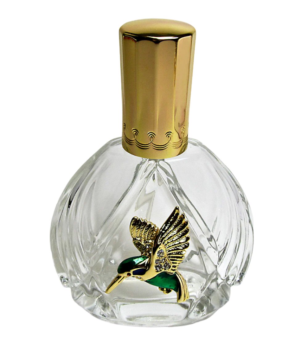 Unique Perfume Atomizer Bottle With Gold Atomizer Pump And Metal Cap ...